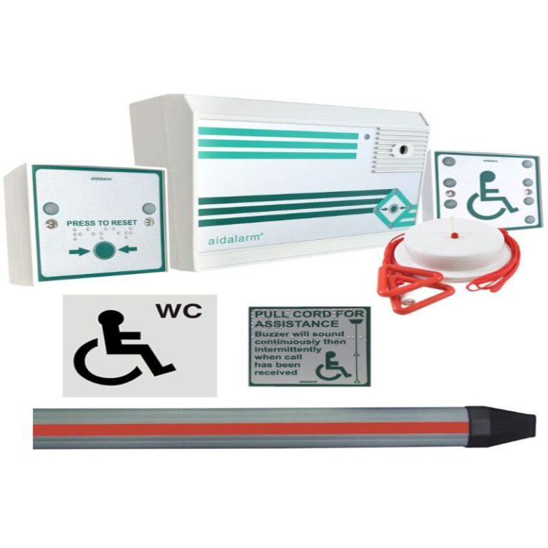 Aidalarm Mains Powered – A600LKITMD Disabled Toilet Alarm Kit with ...