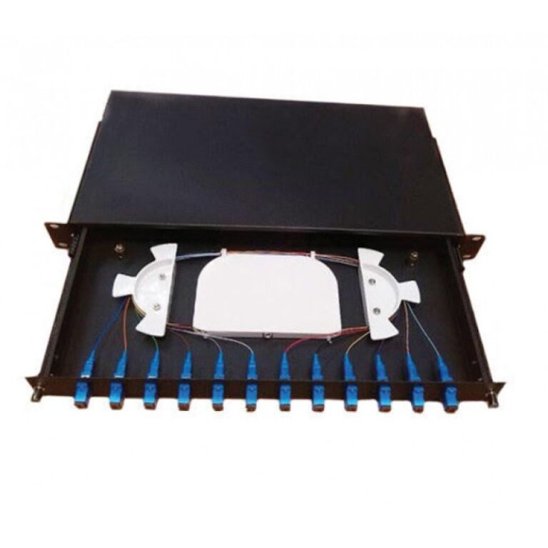 Avalon AN-DINP-12P-LC 12 Port DIN Rail Fiber Patch Panel | Sheildify UAE