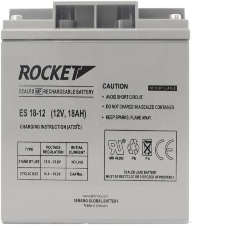 Ener Rocket Battery in Dubai | ES 18-12 12V 18Ah