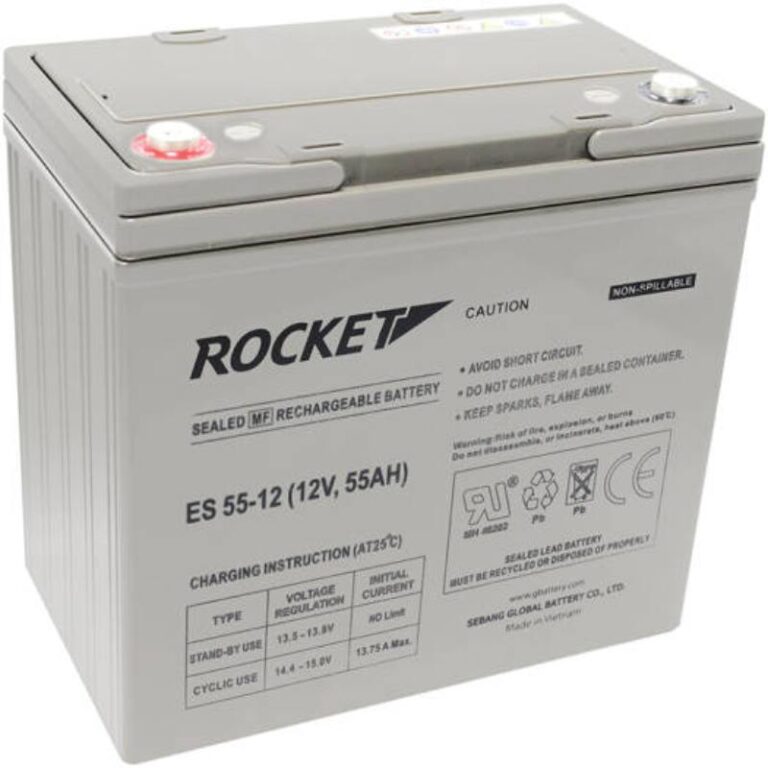 Ener Rocket Battery in Dubai | ES 55-12 12V 55Ah