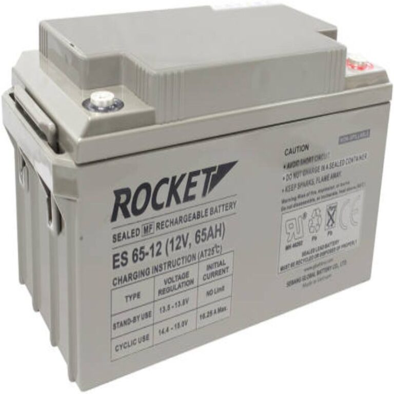 Sheildify Ener Rocket ES 65-12 | 12V 65Ah SMF VRLA Battery | Dubai, UAE