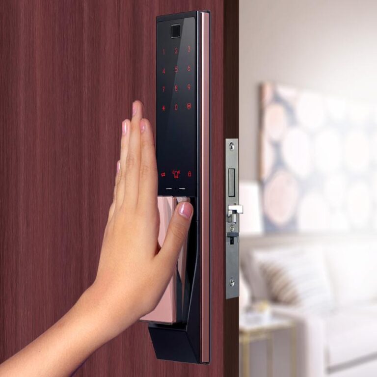 Samsung Digital Door Lock SHP DP738 - Bronze | Smart Home Automation in Dubai