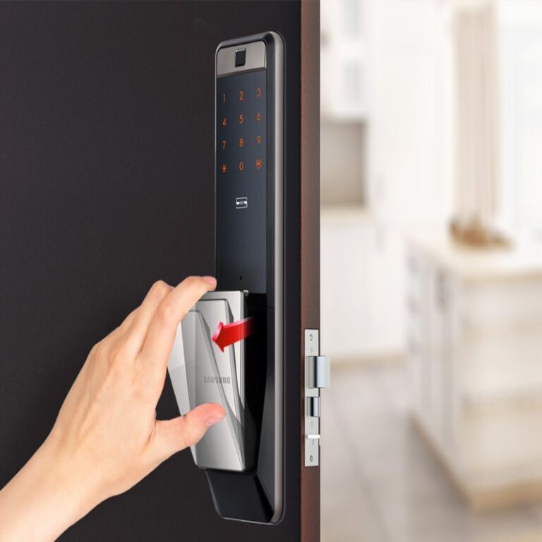 Samsung SHP-DP609 Smart Door Lock-Silver | Smart Home Automation in Dubai