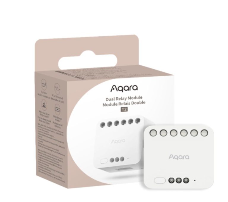 Aqara Dual Relay Module T2 with Matter | Smart Home Automation in Dubai