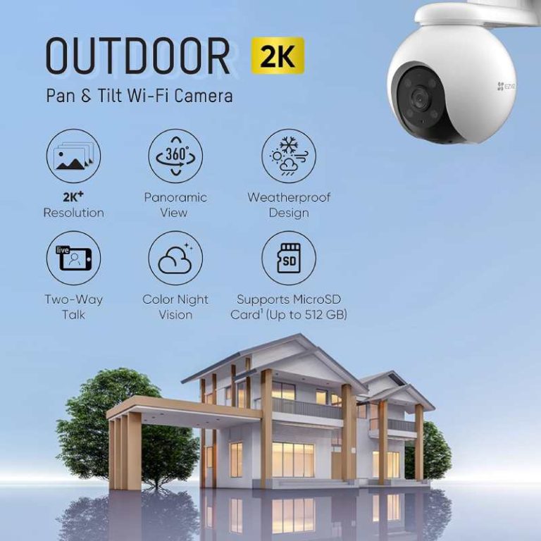 EZVIZ HB8 2K+ Battery Wi-Fi Camera | Sheildify Dubai