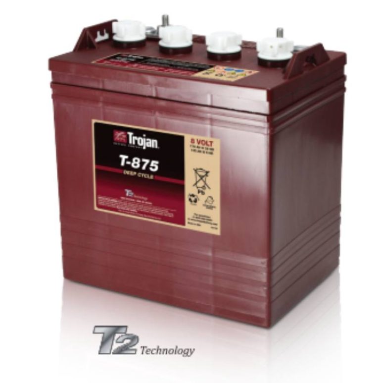 Trojan Battery in Dubai | Trojan T-875 8V Flooded Deep Cycle