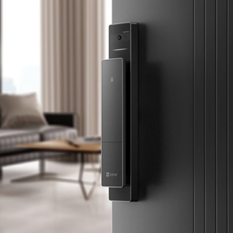 EZVIZ DL50FVS Face Recognition Smart Door Lock | Sheildify Dubai